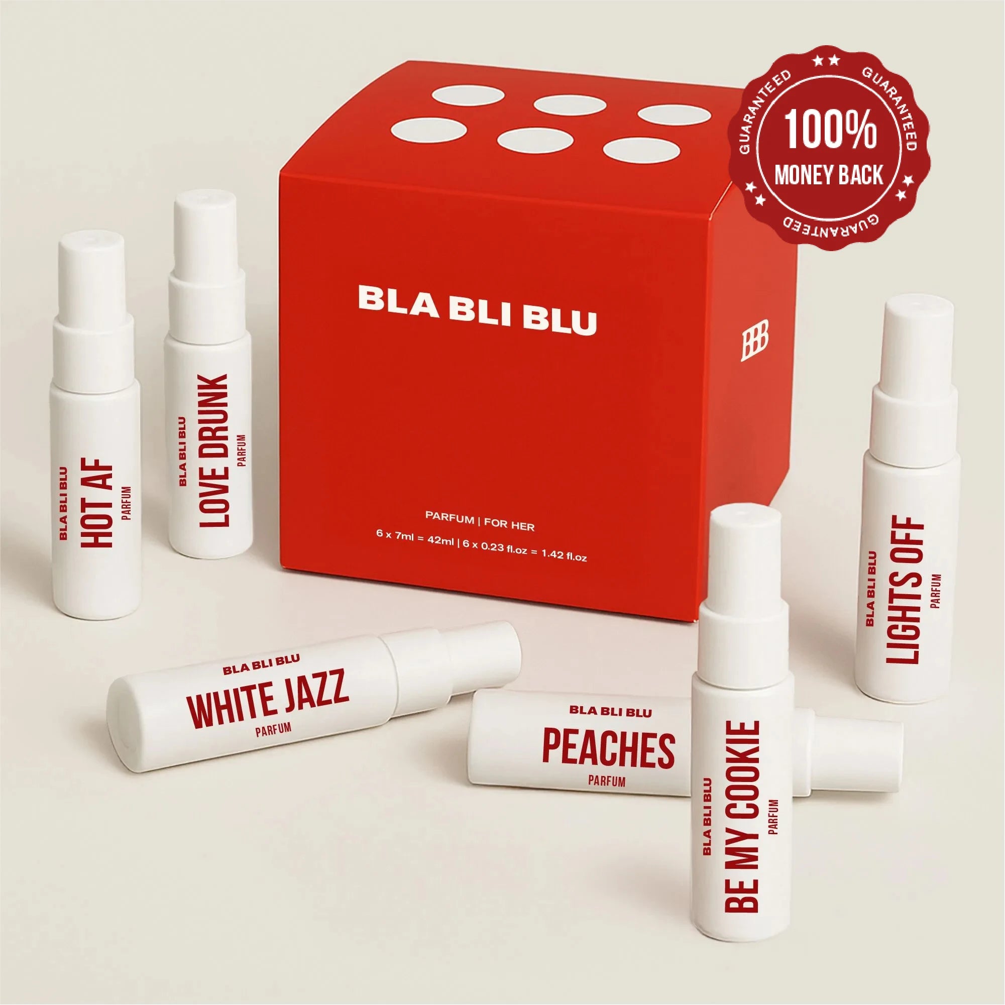 Buy Perfume Trial Pack for Women - For Her- 7ml X 6 Parfums – Bla Bli Blu